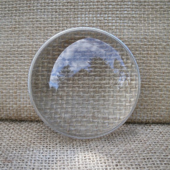 Vintage | Office | Vintage Round Dome Glass Magnifier | Poshmark